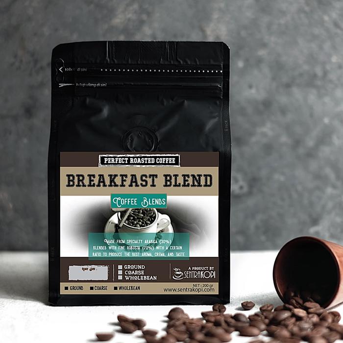 Promo Breakfast Blend Coffee 200 Gram - Bubuk/Biji - Sentra Kopi ...