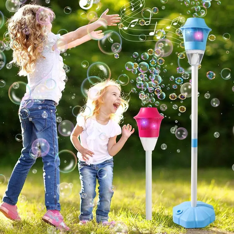 Bubble Machine Bubble Toy 69 Holes With Colorful Light Outdoor - TikTok ...