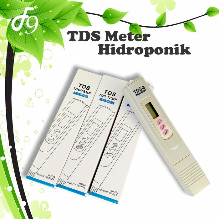 Jual TDS Meter - Alat Pengukur TDS3 TDS Hidroponik - Kab. Bogor - F9 ...
