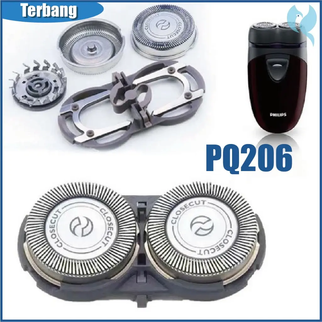 HQ4 Refil Mata Pisau For Shaver Philips PQ206 Refil Pisau Untuk Shaver ...