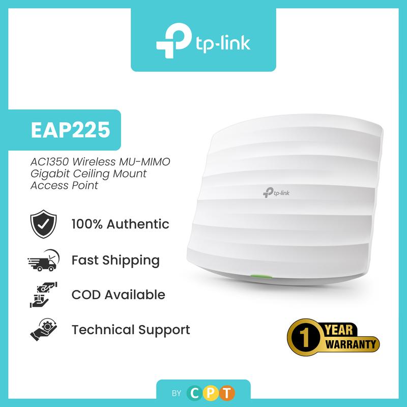 TP-Link EAP225 Wireless MU-MIMO AC1350 Gigabit Ceiling Mount - TikTok ...