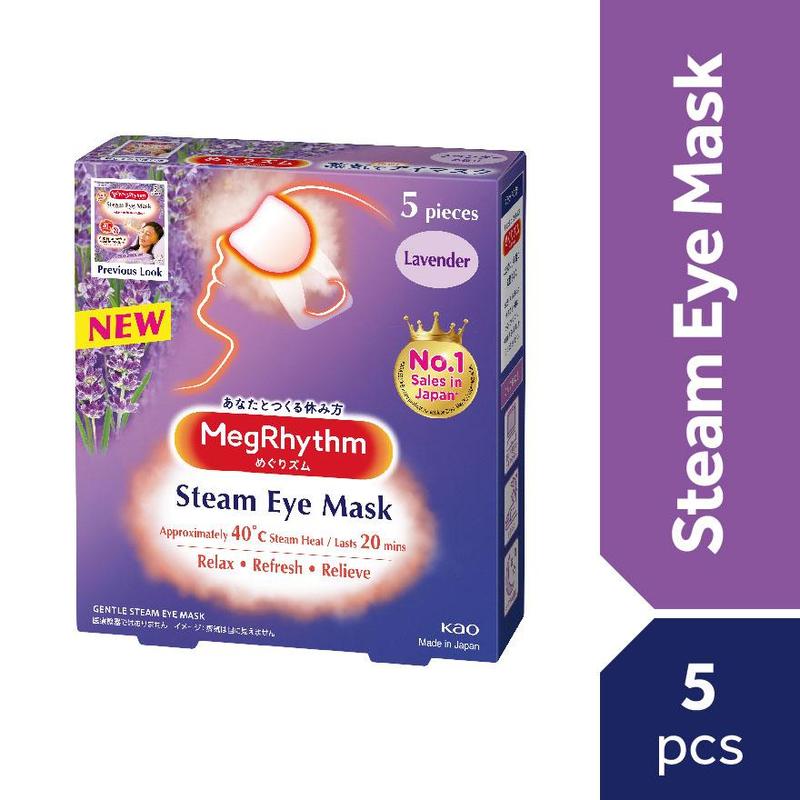 MEG RHYTHM Steam Eye Mask Lavender Sage Scent 5's - TikTok Shop Malaysia
