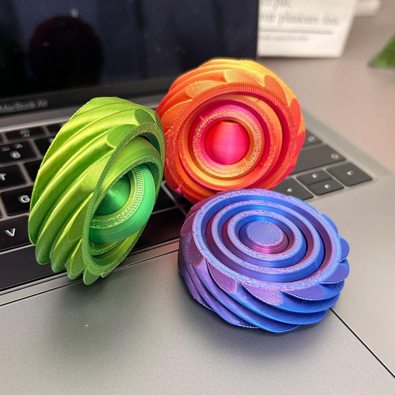 3D Craft Printing Rotating Gyroscope, Decompression Children Student ...