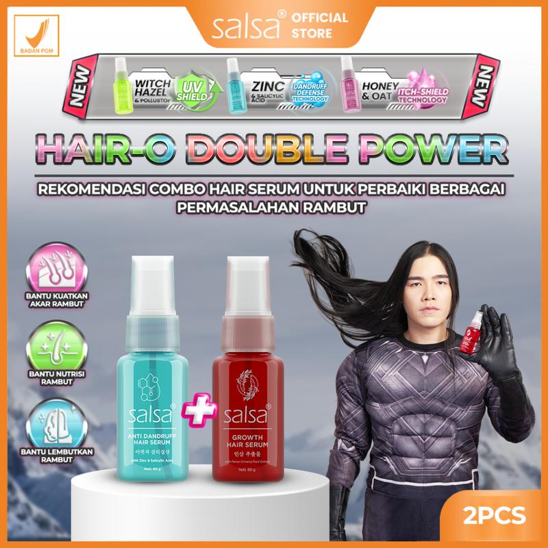 SALSA Hair-o Double Power - Combo Hair Serum Perawatan Rambu - Shop ...