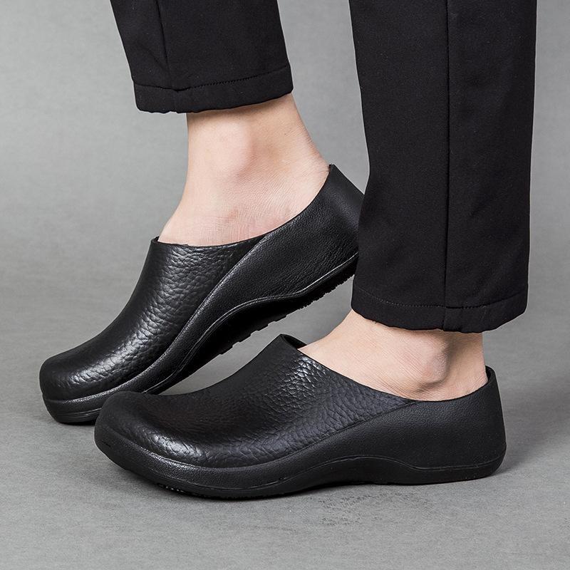 Men's Chef Shoes WAKO Shoes Anti Slip Waterproof and Oil Proof Kitchen ...