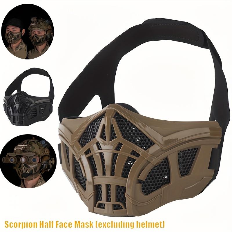 1 Set Halloween Scorpion Half Mask, Party Tactical Half Mask - TikTok Shop