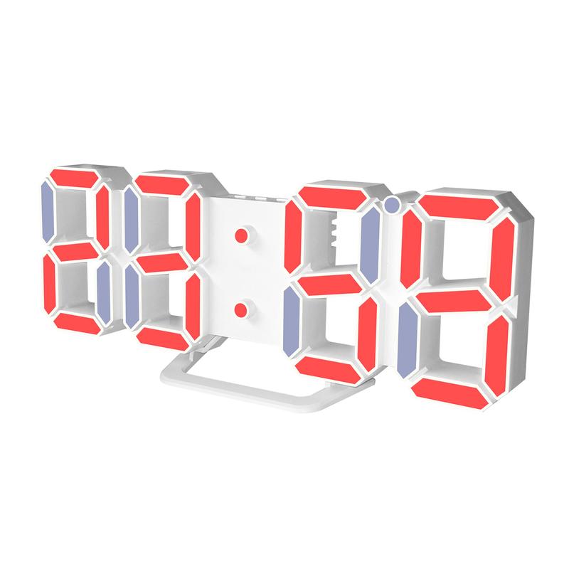3D Digital Alarm Clock Modern Design LED Wall Desk 12/24H fo - TikTok ...