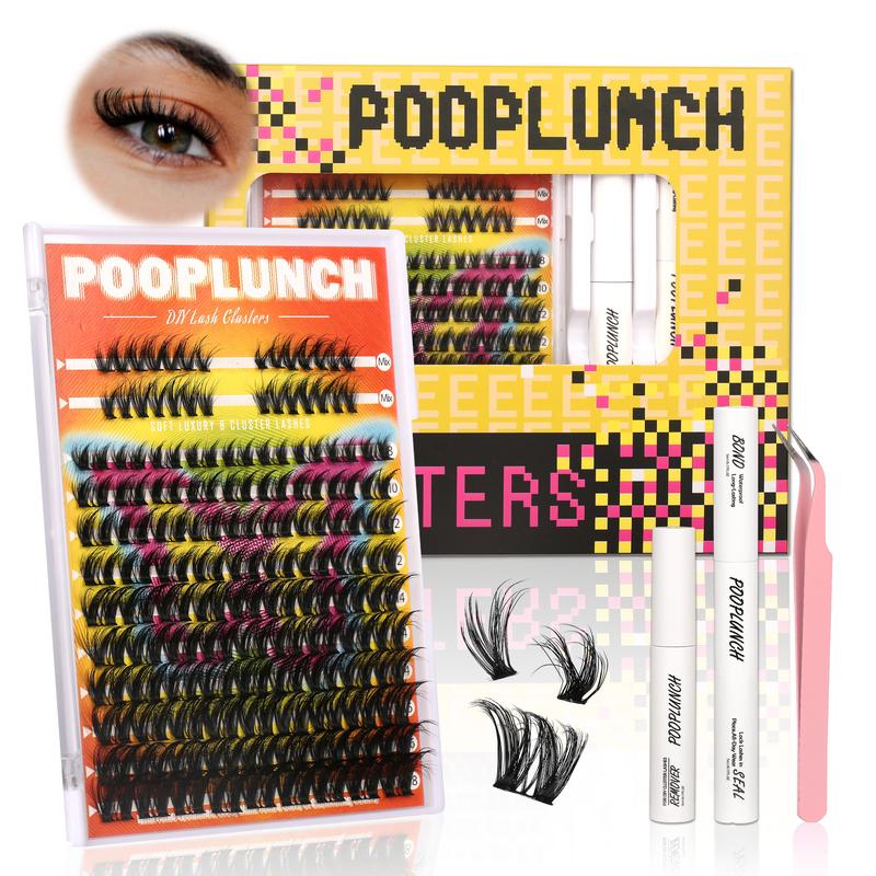 Lashes map for Clusters Kit Fluffy Eyelashes Extension Kit DIY ...