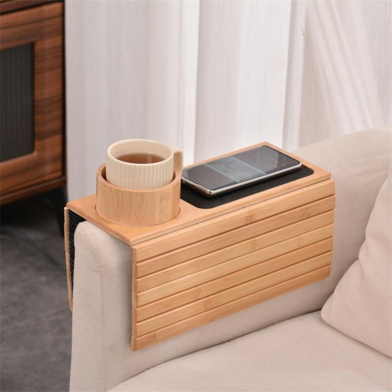 Durable Anti-Slip Couch Arm Tray Wooden Space-Saving Couch Arm - TikTok ...