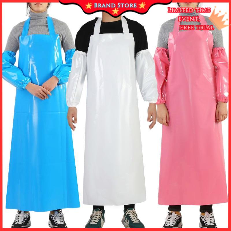 TPU Waterproof Apron Sleeves Oil-Proof Acid and Alkali Resistant ...