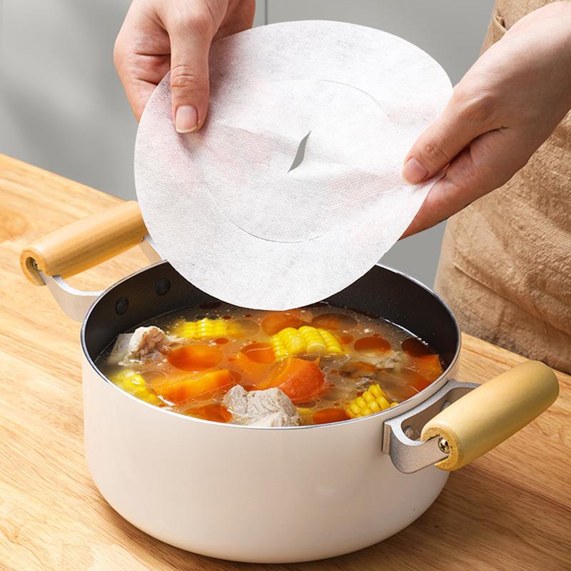 Kertas Tambahan Sup Makanan, Pakai Buang, Kertas Penapis Minyak ...