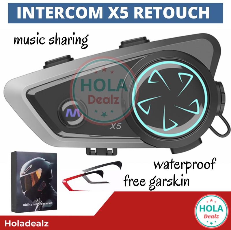 RETOUCH INTERCOM X5 RETOUCH BLUETOOTH HELM HEADSET INTERCOM SAMBIL ...
