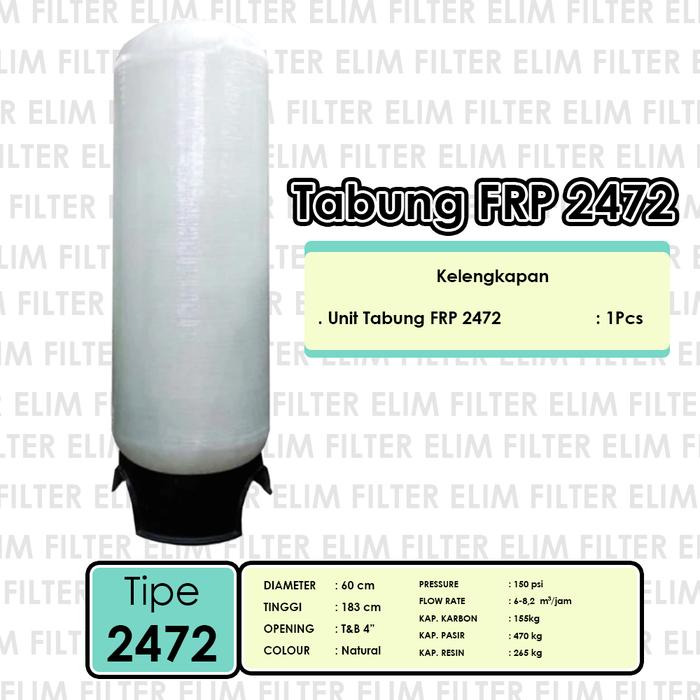 Jual Tabung Filter Air FRP 2472 - Tank Only - Kota Surabaya - ELIM ...