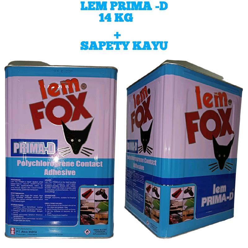 LEM FOX PRIMA -D 14 KG KUALITAS LEM TERBAIK - Shop | Tokopedia