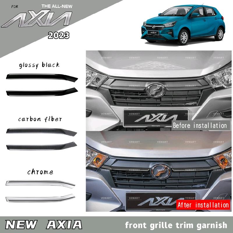 new axia 2023 front grille trim garnish - TikTok Shop Malaysia