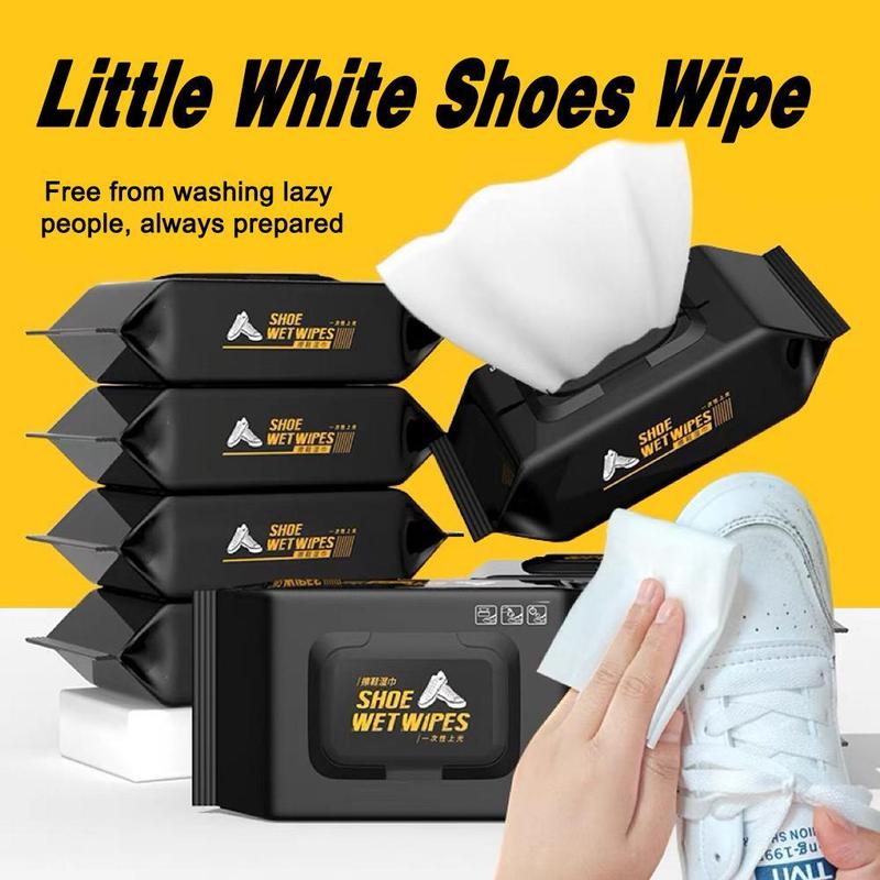 Shoe Wipes Shoe Cleaning Wet Tissue Wipes Quick Shine Wipes Portable ...