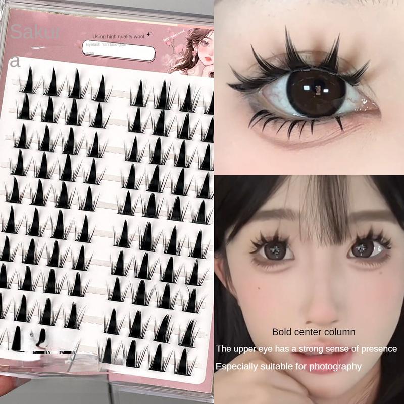 Naughty Elf False Eyelashes Natural Realistic Segmented Dens - TikTok ...