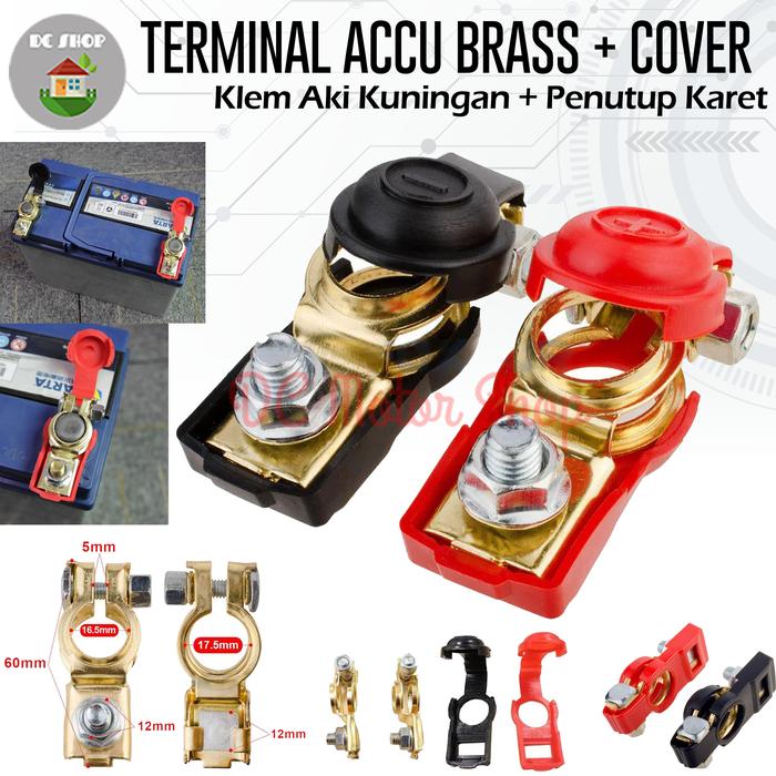 Promo Terminal Kepala Aki Mobil Besar Kuningan / Accu Terminal Brass ...