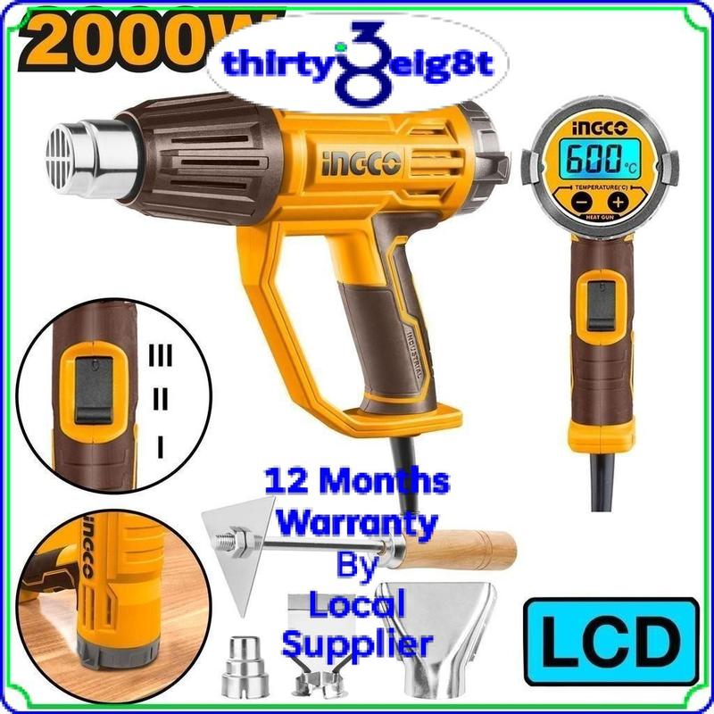 INGCO HEAT GUN HG200058 - TikTok Shop Singapore