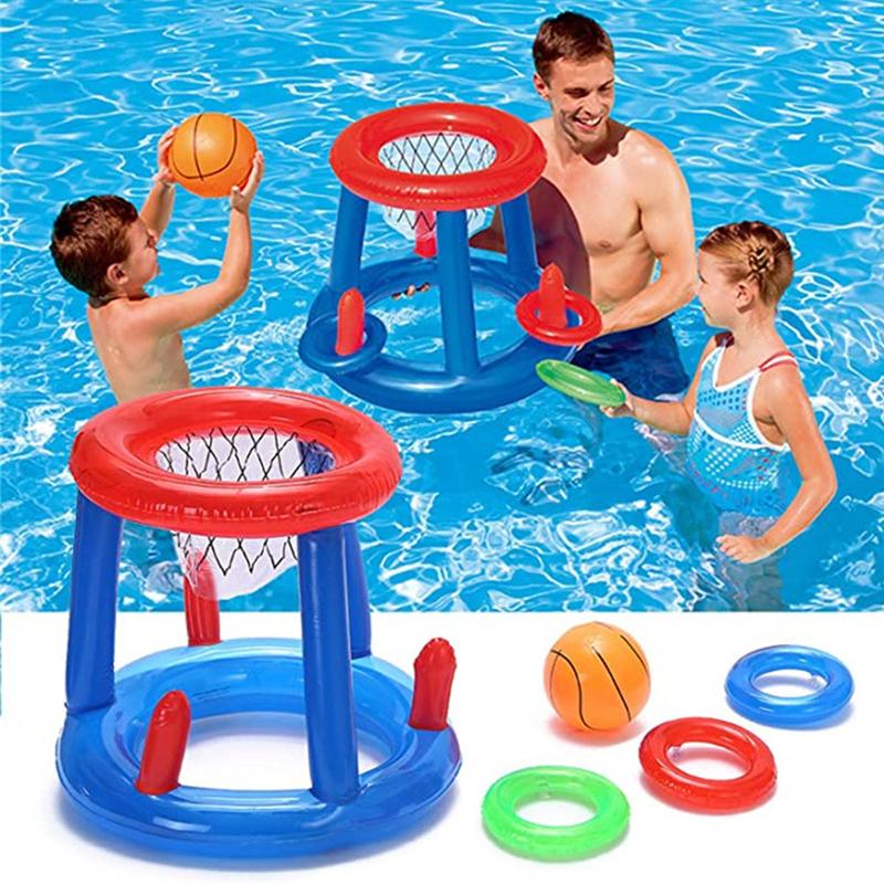 Water Inflatable Basketball Hoop Hoop Swimming Pool Interactive ...