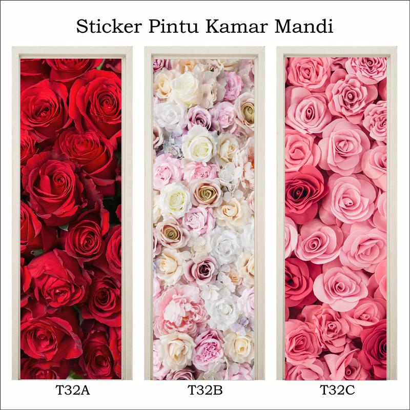 Sticker Pintu Kamar Mandi , Sticker Pintu Toilet stiker - Shop | Tokopedia
