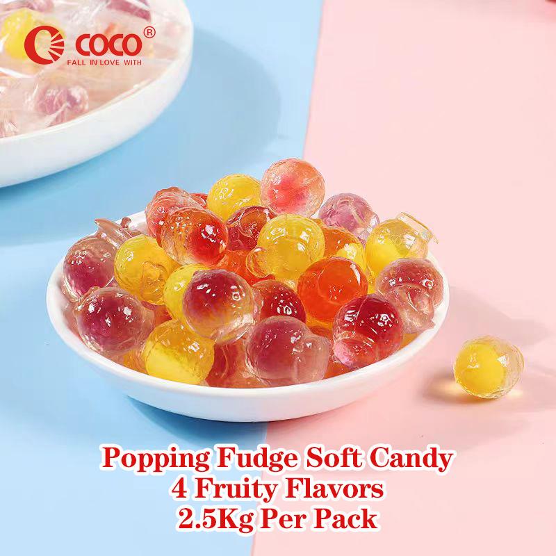 COCO Popping Fudge Soft Candy Fruity Flavors 2.5Kg Per Pack - TikTok ...