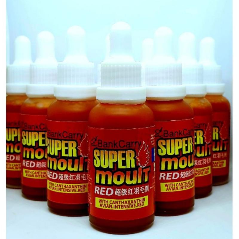 Original Product SuperMoult RED For Red Factor/feather Bird Use ...