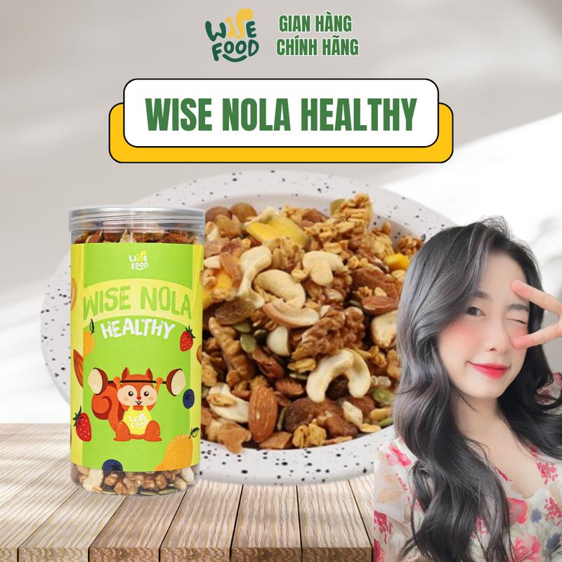 Wise Nola - Granola Healthy Wise Food 500g, Sấy Mộc Dành Cho - TikTok ...