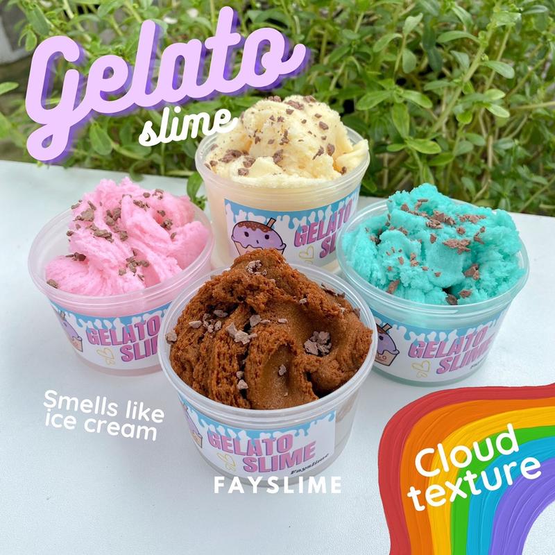 Gelato ice cream slime | slime snow - Shop | Tokopedia