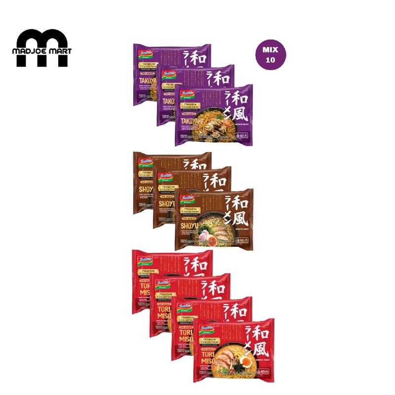 Indomie Mi Premium Collection Mix 10 Pcs - Shop | Tokopedia