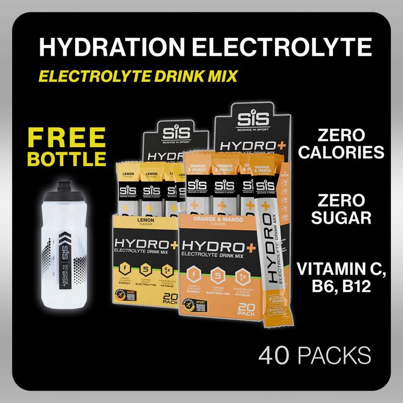 SiS (Free Bottle) Science In Sport Hydro+ Electrolyte Powder Mix ...