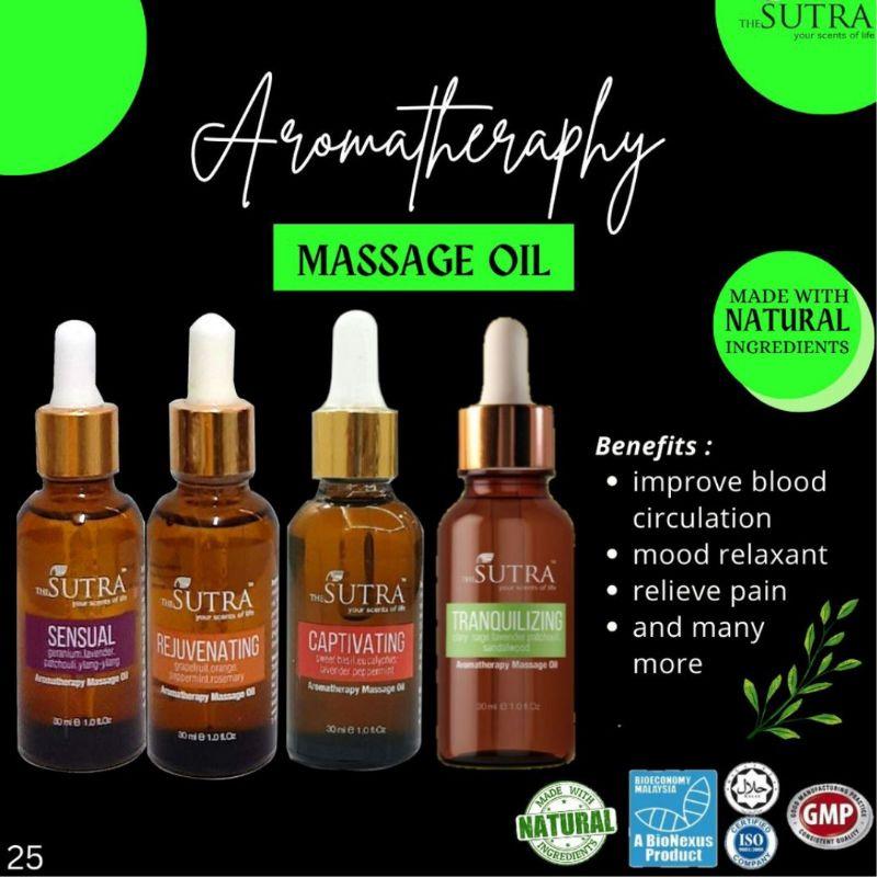SUTRA Aromatheraphy Body Care Massage Oil | Minyak Urut Untuk - TikTok ...
