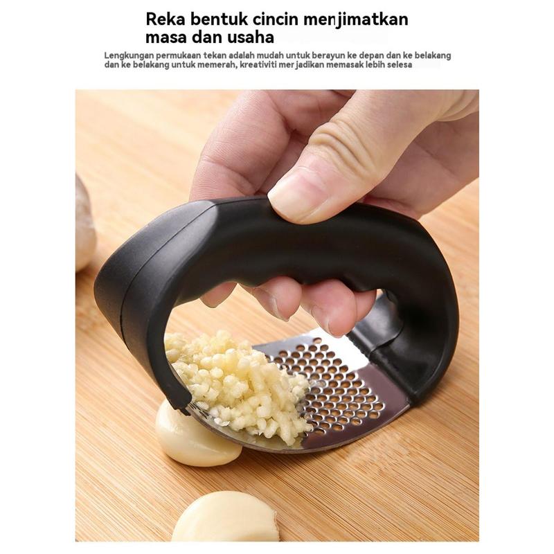 Tekan Bawang Putih Keluli Tahan Karat 304 Penumbuk Bawang Putih ...