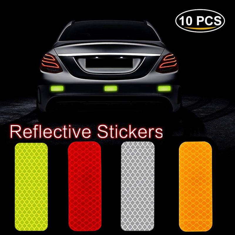 Reflective Car Stickers Luminous Warning Signs For Motorcycles - TikTok ...