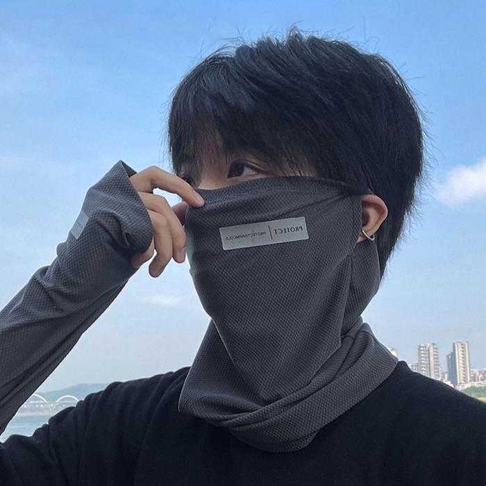 Promo HOMPLACE Buff Masker Wajah Sport Outdoor - Ice Silk Face Mask ...