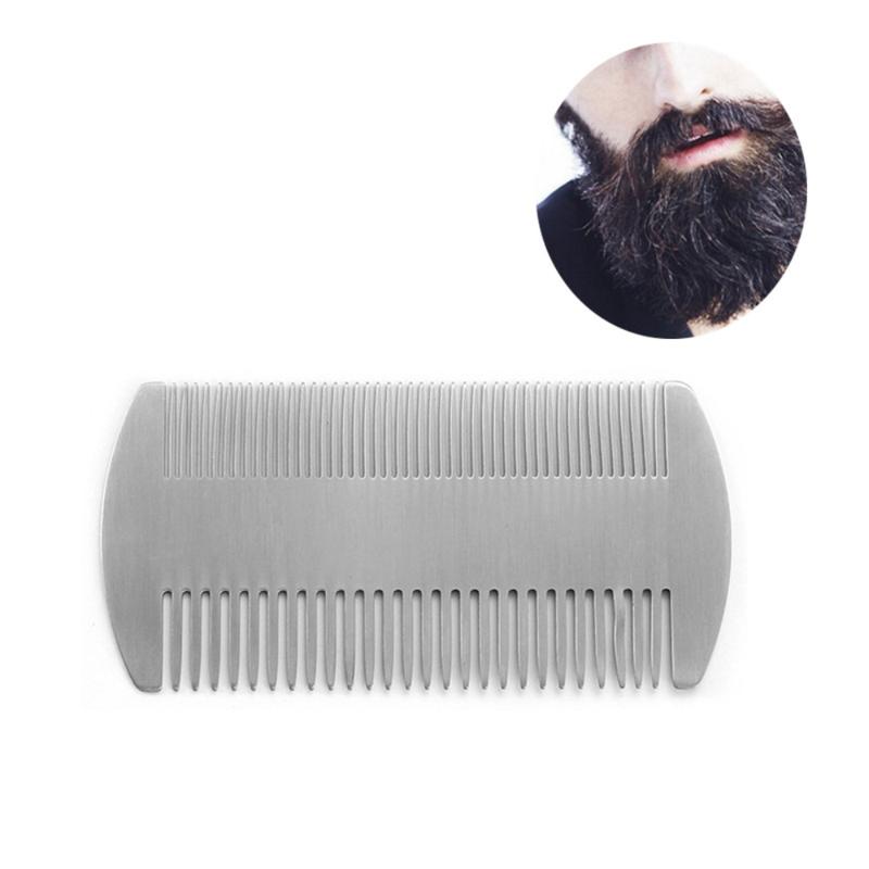 Portable Dual Action Stainless Steel Comb Credit Card Size Wallet ...