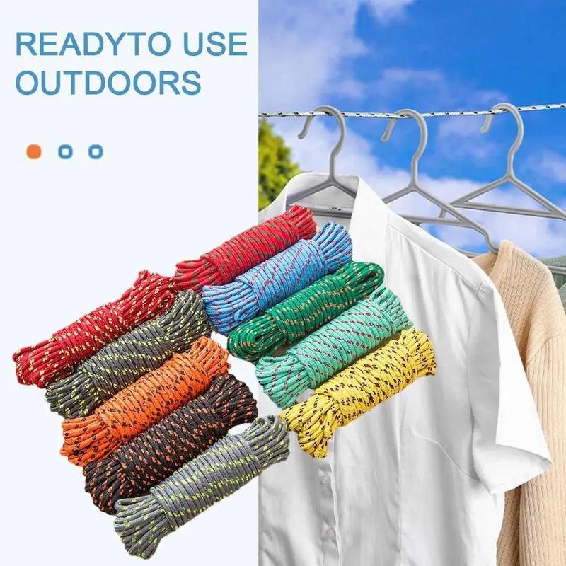 Windproof Clothes Drying Rope Indoor Drying Clothes Lines Home - TikTok ...
