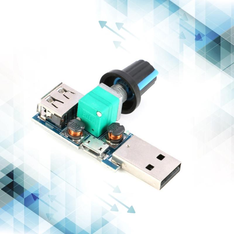 USB Fan Speed Controller Adjust Wind with Stepless Governor Speed ...
