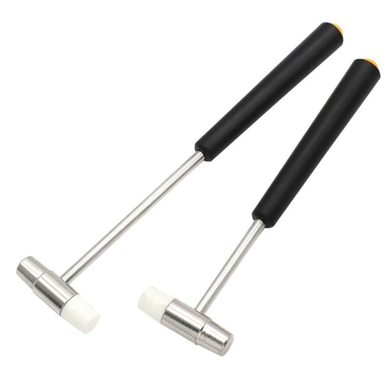 Mini Hammer Repair Tool Metal Rubber Hammer Double Head Portable ...