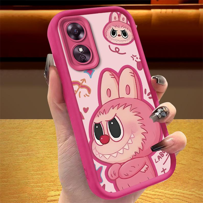 For Oppo A17 a17k silicone soft phone case creative casing cool ...