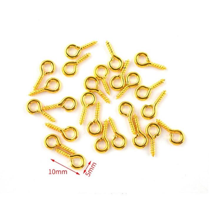 Eye Pins Hooks Screw 10g Threaded Clasps Hooks Jewelry makin - TikTok ...