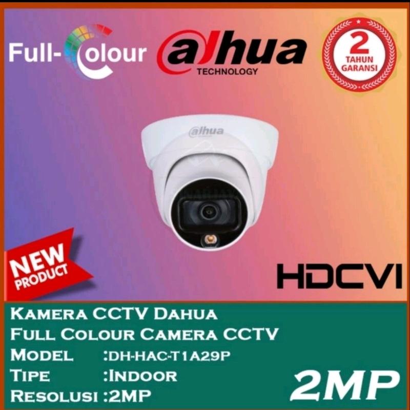 kamera cctv dahua indoor full color 2mp malam tetap berwarna - Shop ...