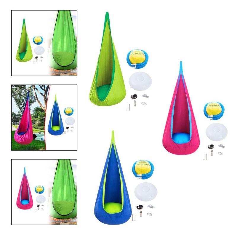 Kids Pod Swing Seat Multifunction Indoor Outdoor Hammock for - TikTok ...