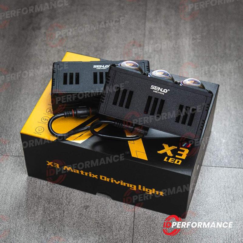 MINI PROJIE SENLO X3 PLUS V3 BLUE LENS 140 WATT FOGLAMP LASER LAMPU ...