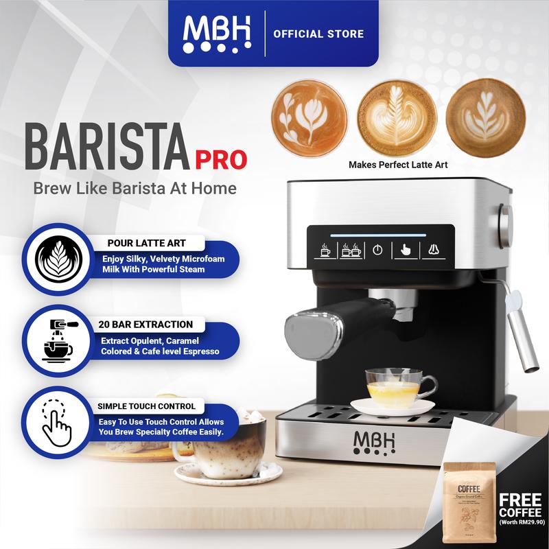 MBH Barista Pro 20 Bar Coffee Machine, Espresso Machine, Mesin - TikTok ...