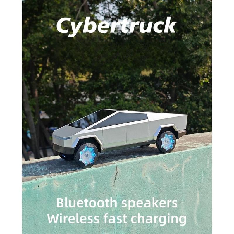 Tesla Cybertruck Bluetooth Speaker – Wireless Charging, Futuristic ...