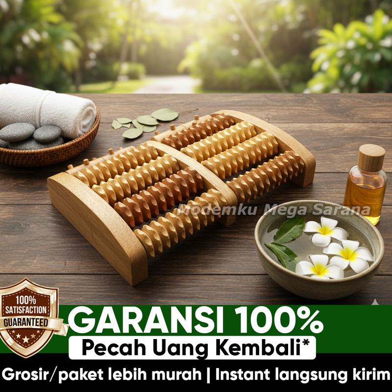 Alat Pijat Refleksi Kaki Tradisional Kayu 10 Roll - Shop | Tokopedia