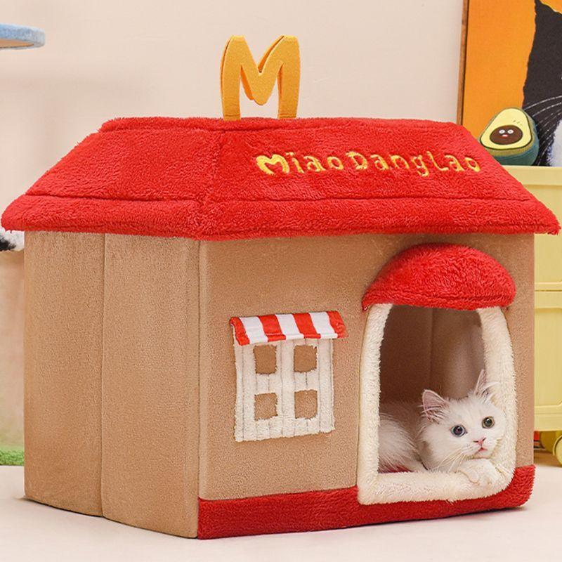 Sarang kucing untuk semua musim, katil tertutup boleh tangga - TikTok ...