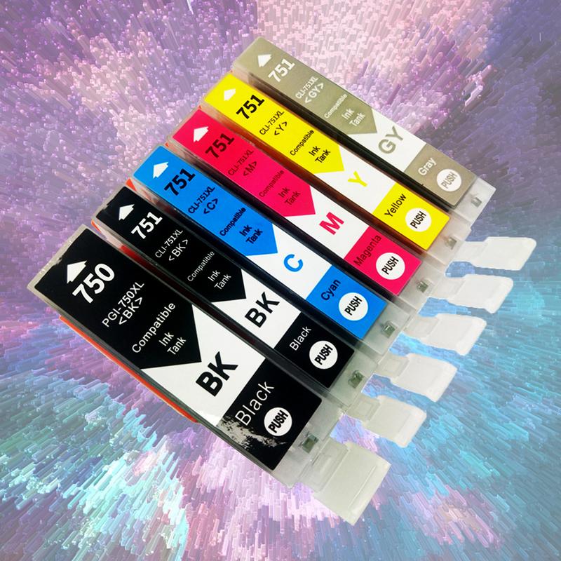 Practical Printer Ink Box for Canon PGI750/CLI751/IX6770/MG5570/MG7170 ...