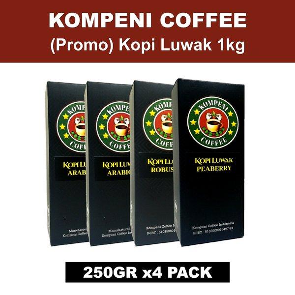 Paket Kopi Luwak Gift 1kg - Kompeni Coffee - Shop | Tokopedia